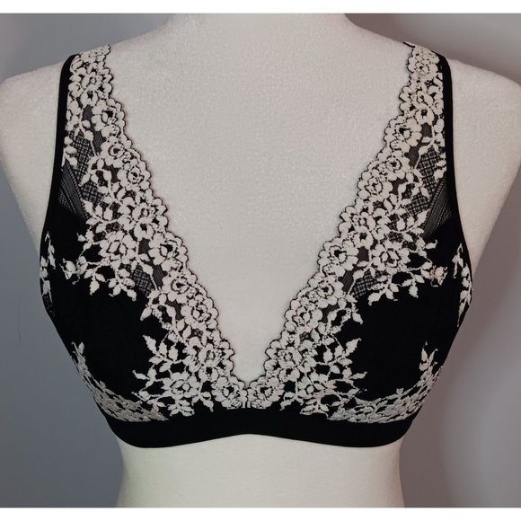 Wacoal | Intimates & Sleepwear | Wacoal 36 Black Unwired Stretch Sexy ...